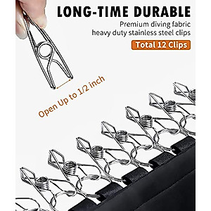 Hat Rack for Baseball Caps, 2 Pack Hat Organizer Holder for Hanger & Room Closet Display, 24 Hat Storage Clips for Hang Ball Caps Winter Beanie & Accessories(Black+Black)