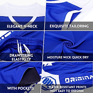 Custom Basketball Jerseys Printed Any Name & Number &Team Logo Basketball Jersey Kit for Men/Youth/Boy/Kids Black