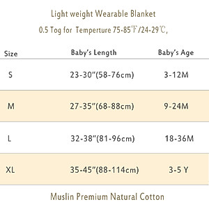 NATUZ Baby Sleep Sack Cotton Muslin Lightweight Summer Toddler Essential Sleeping Bag Soft Baby Wearable Blanket Toddler 3T Sleep Swaddle Sacks Kids Nursery Sleeping Bag 18-24 months 0.5 Tog Girl