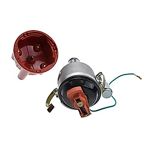 A-Premium Ignition Distributor with Cap & Rotor Compatible with Volkswagen Beetle 1950-1979 0231178009