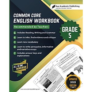 Common Core English Workbook: Grade 5 English