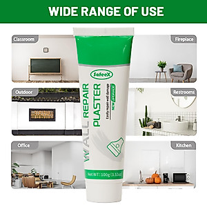 Drywall Repair Kit, 2 Pack Wall Mending Agent, Spackle Wall Repair Patch Kit with Scraper, Wall Surface Putty Repair Holes Fill and Quick Repair Crack for Home Wall by DOKLY