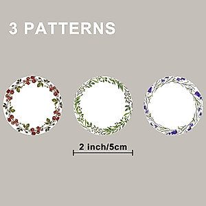 Canning Labels for Jars and Lids, 2" Round Labels for Jars, Food Containers, Bottle, Candle, Spice Jar (500 pcs, White)