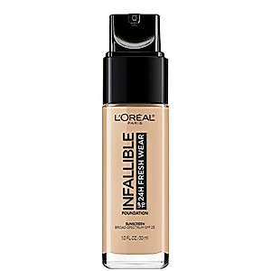 L'Oreal Paris Makeup Infallible Up to 24 Hour Fresh Wear Foundation, Beige Ivory, 1 Ounce