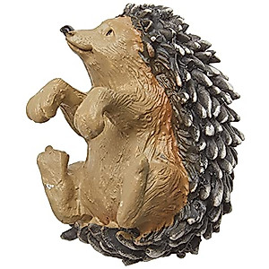 Top Collection 4280 Hedgehog Flower Pot Hugger Figurines, Tan, Brown