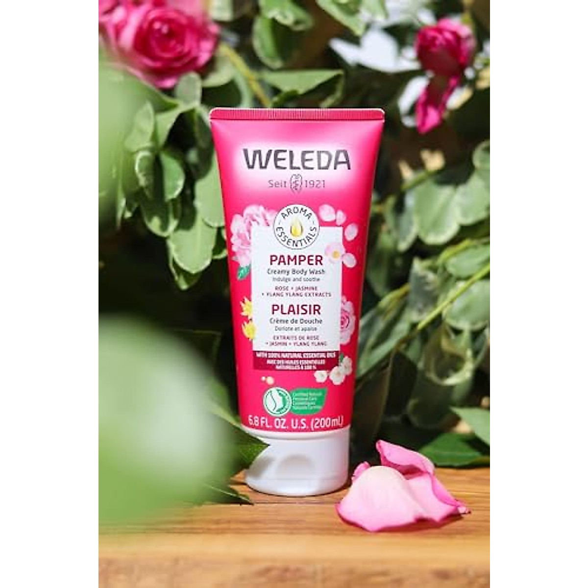 Weleda Aroma Essentials Pamper Creamy Body Wash, Parabens Free, 6.8 Fluid Ounce (Pack of 1)