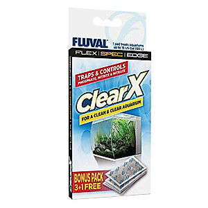Fluval ClearX Filter Media Insert, Replacement Aquarium Filter Media, 4-Pack, A1336