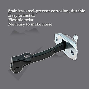 Door Check Strap Stopper Jam Hinge Driver Front LH Left or RH Right Fits 2003-2009 Toyota Corolla Matrix Prius Pontiac Vibe Replace 68610-02061 68620-02061 68630-02060