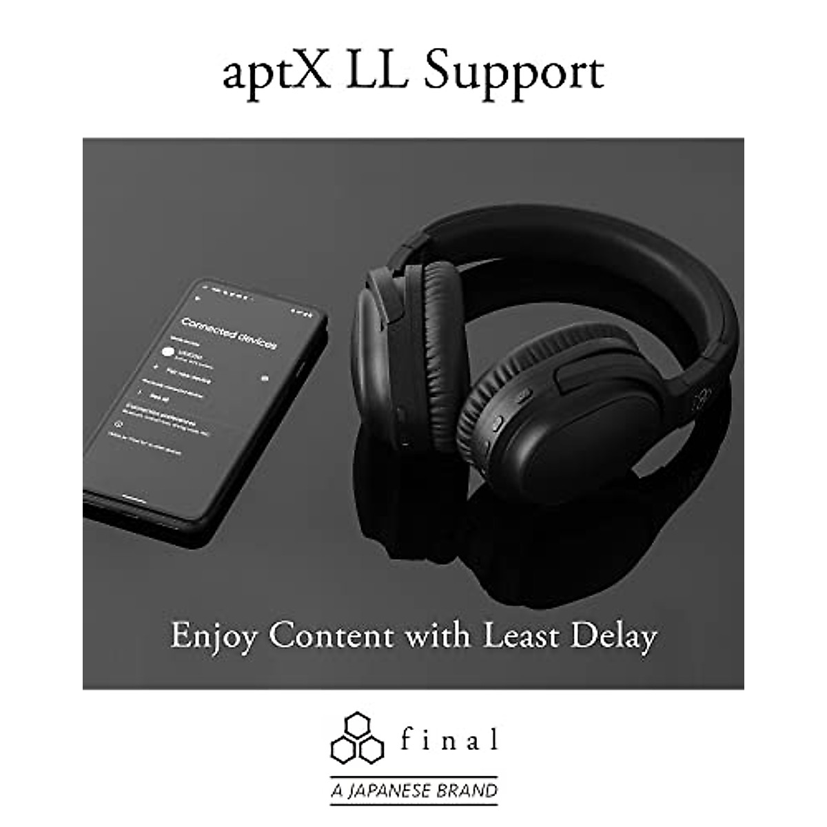 Final UX3000 Wireless Overhead Headphones with Active Noise Cancelling