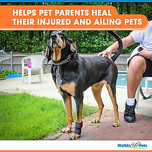 Walkin' Wrist Hugger Dog Brace for Front Legs | Carpal Wrist Joint Support for Dogs | Helps Canine Arthritis