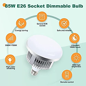 Torjim Softbox Lighting Kit, 30"X30" Professional Photography Lighting Kit for Filming Model Portrait Product Fashion Photography, Continuous Lighting Kit for Video Recording, Portraits Shooting