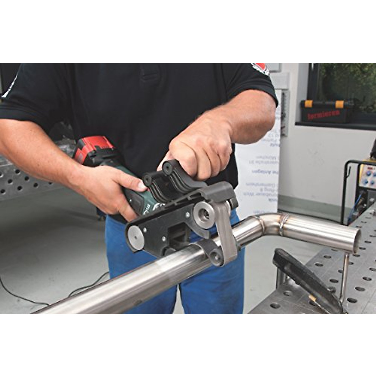 Metabo RB 18 LTX 60 BARE 18V Pipe/Rail Belt Sander/Finisher Bare, Green/Black