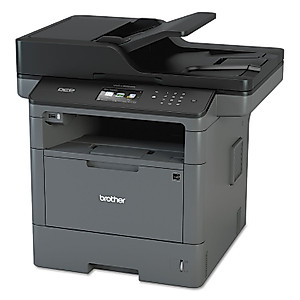 Brother Monochrome Laser Printer, Multifunction Printer and Copier, DCP-L5650DN, Flexible Network Connectivity, Duplex Print & Copy & Scan, Mobile Device Printing, Amazon Dash Replenishment Ready