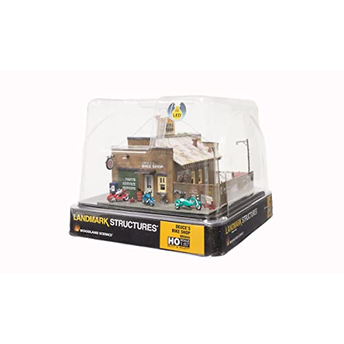 Woodland Scenics BR5845 O Scale Deuce's Bike Shop Kit