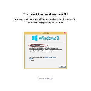 Fastoe Bootable USB Flash Drive for Windows 8.1, Bootable USB Install & Upgrade for Windows 8.1 Pro 32/64 Bit