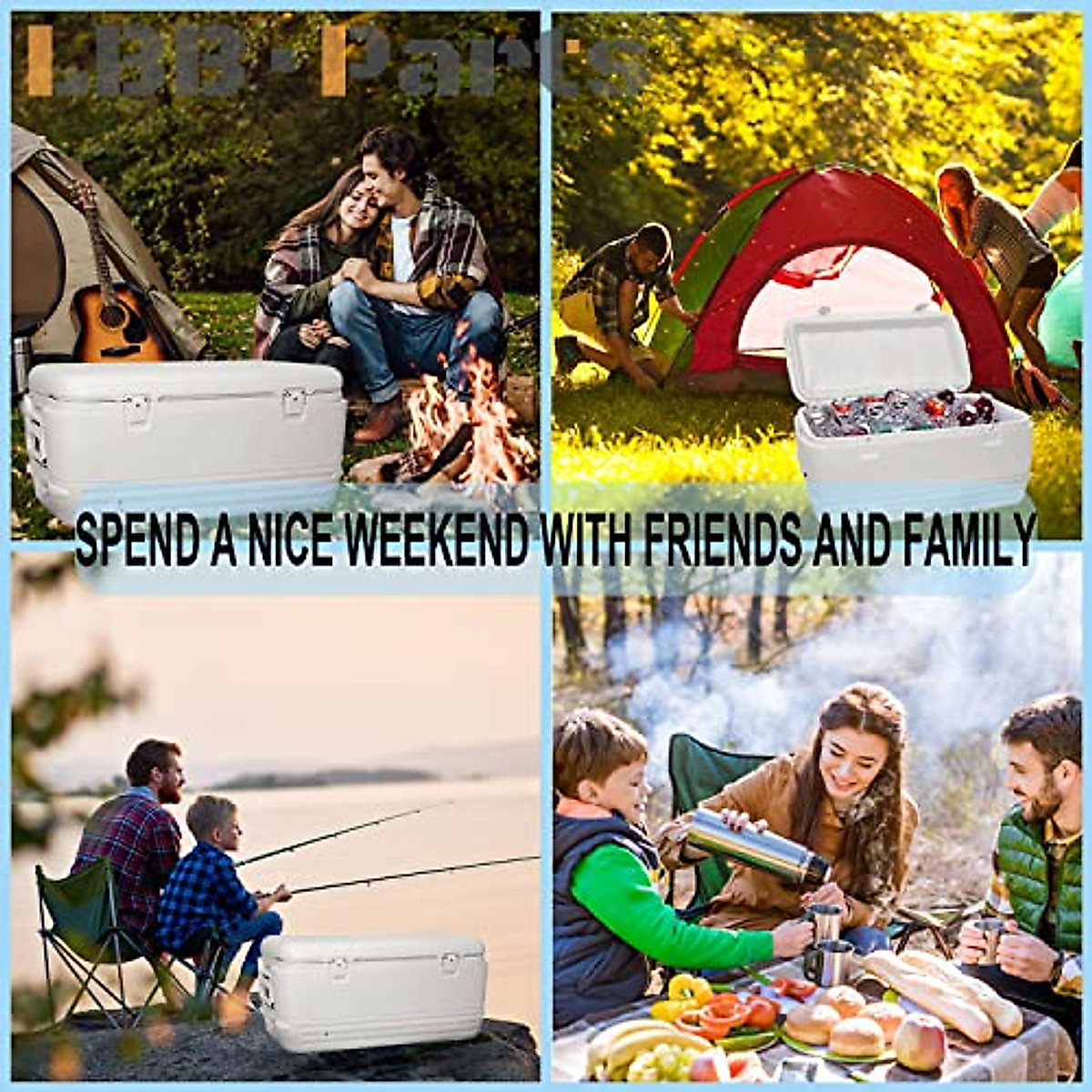 Cooler Latch Posts and Screws for Igloo,Replacement Igloo Cooler High Strength Cooler Latch,Cooler Plastic Latchs Set,Igloo Cooler Latch Replacement Kit,Set of 2