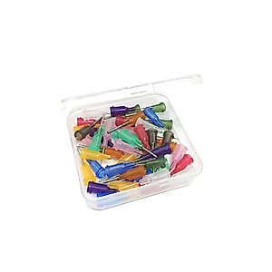 0.5 inch Unsterilized Synthetical Dispensing Needle with Blunt Tip Luer Lock - 10 Different Sizes，50 PCS
