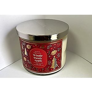 Bath & Body Works 3-Wick Scented Candle in WINTER CANDY APPLE Candle
