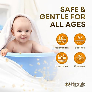 Cactus Honey & Oats Goat's Milk Soap Bar 4 oz – Natural Bar Soap for Women, Men, Kids, Itchy Skin, Eczema, Psoriasis, Rash, Sunburn Skincare – Calming Colloidal Oatmeal Face Cleanser & Body Wash