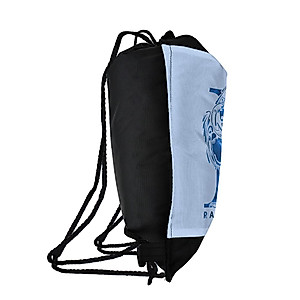 LOGOVISION Harry Potter Ravenclaw R Drawstring Backpack Sports Bag Sackpack 17" x 13", Perfect for Gym, Yoga or Practice