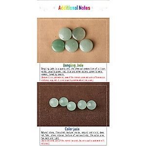 Xgimas Natural Jade Stone Necklace, Adjustable Rope Chain Length Lucky Protection Friendship Charm Pendant Necklace for Women Friends Gifts