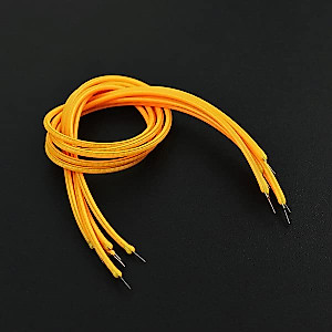 KIESEV 5Pcs 260mm Flexible Soft Filament DC3V Cob LED Flexible Lamp Parts 2200k Diode Pink Red Green Blue Edison Bulb DIY Light Decoration (2200K)