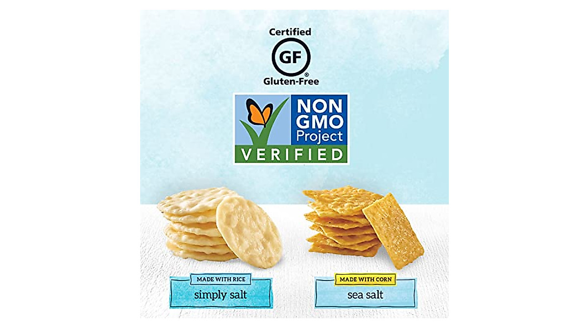 Good Thins Gluten Free Rice & Corn Crackers Variety Pack - 4 Boxes