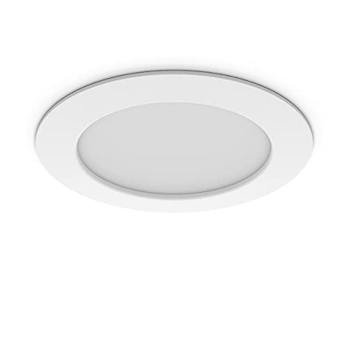 Philips Hue Slim 6" Downlight, White and Color LED Smart Light (Bluetooth Compatible), Voice Control with Alexa, Apple HomeKit & Google Assistant, 1-Pack & Bridge Smart Lighting Hub - White