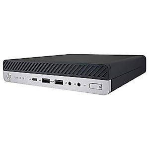 HP EliteDesk 800 G4 Mini Business Desktop - 8th Gen Intel 6-Core i7-8700T Processor up to 4.00 GHz, 16GB Memory, 512GB Solid State Drive, Intel UHD Graphics 630, Windows 10 Pro (64-bit) (Renewed)
