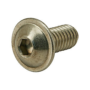 3607, Fractional, 5/16-18 x 0.687 Flanged Button Head Socket Cap Screw (FBHSCS) Stainless Steel SS (25 Pack)