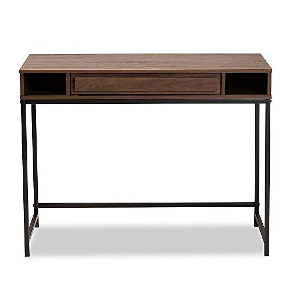 Baxton Studio Desks, Walnut/Black