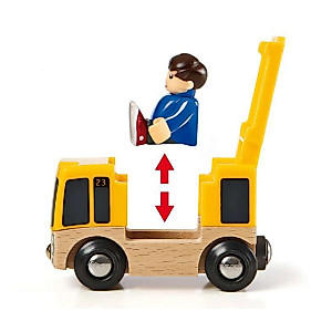 BRIO World - 33209 Rail & Road Travel Set | 33 Piece Train Toy with Accessories and Wooden Tracks for Kids Ages 3 and Up