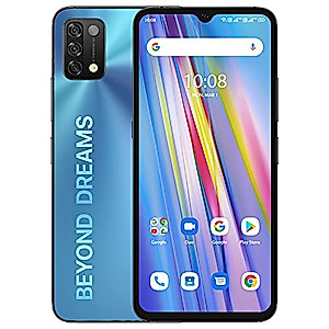 UMIDIGI A11 Cell Phone 6.53" HD+ Full Screen Unlocked Smartphone, 5150mAh Battery Android Phone with Dual SIM (4G LTE) Android 11 (4+128G, Mist Blue)