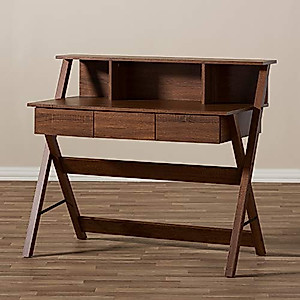 Baxton Studio Crossroads II Writing Desk