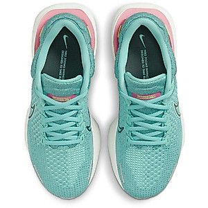 Nike Women's ZoomX Invincible Run FK 2 (Washed Teal/Pink Prime/Barely, us_Footwear_Size_System, Adult, Women, Numeric, Medium, Numeric_8)