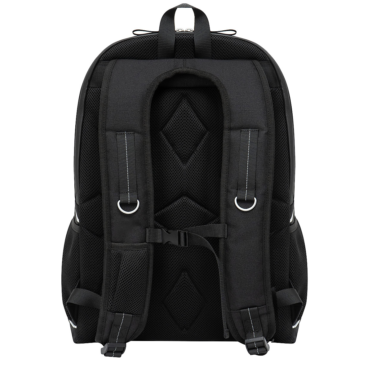 RIP-IT | Womens Pro Black & Silver Soccer Backpack with Padded Adjustable Straps | Ventilated Pockets, Water Resistant Bonnet, & Soccer Ball Compartment