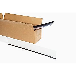 Sightline Display Magnetic Shelf Dividers - 25 Pack - Shelf Retainer with Magnetic Base - Clear, Thin, Flexible Plastic 12"L x 3"H x 0.5"W x 0.020” Shelf Dividers for Stores, Cabinet Gondola Dividers