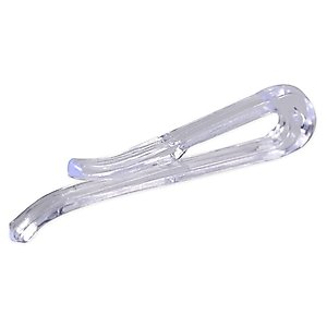 300pcs U Shape Shirt Clip 38mm Transparent Plastic Alligator Clip Shirt Fixing Packing Clip U Shape Clothespins for Ties Socks Pants Shirts