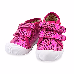 Zutano Baby Shoes for Walking, Infant, Toddler First Walking Shoes, Azalea Sparkle, 3