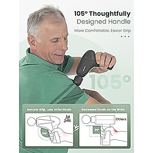 BOB AND BRAD Massage Gun, UNI Mini Massage Gun Deep Tissue Muscle Massage Gun, Upgrade 10mm Amplitude Portable Percussion Massage Gun, Massagers Gun Handheld Deep Tissue Mini Travel Massage Gun