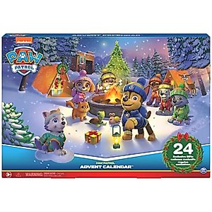 PAW Patrol: 2023 Advent Calendar with 24 Surprise Toys - Figures, Accessories and Kids Toys for Ages 3 and up