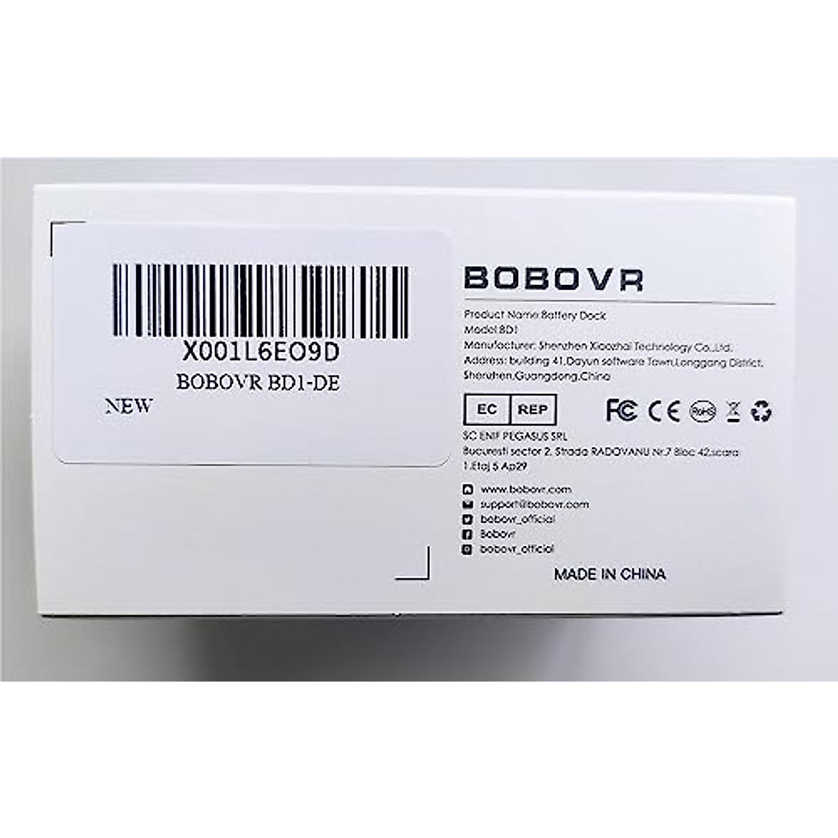 BOBOVR Battery Dock Upgrade Kit for M1/M2 Plus,Quickly Convert M1/M2 Plus Strap Regular Version to Battery Version.