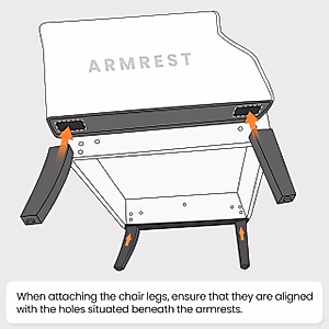 Yaheetech Modern Armchair, Mid Century Accent Chair with Sturdy Wood Legs and High Back for Small Space, Upholstered Fabric Sofa Club Chair for Living Room/Bedroom/Office, Navy Blue