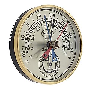 Max Min Thermometer and Hygrometer - Ideal Greenhouse Thermometer and Humidity Meter To Monitor Maximum and Minimum Temperatures and Humidity Easily Wall Mounted