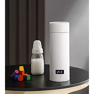 TYEMUI Travel Electric Kettle - Portable Travel Kettle Water Boiler, 380ml Small Electric Travel Tea Kettle, Stainless Steel Hot Water Kettle with 4 Temperature Control, Auto Shut-Off