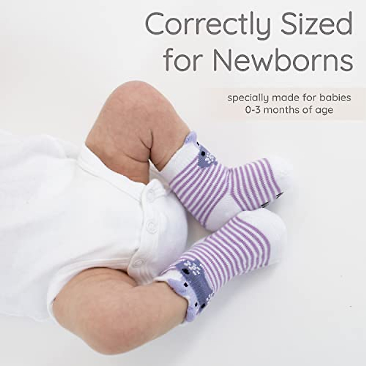 ZIRI & ZANE Baby Socks Gift Set - Newborn Baby Gifts for Boys & Girls - 7 Unique Pairs - Cute & Funny Gender Neutral Gift for Baby Shower & Unisex Registry Idea - Gender Reveal Gifts - Newborn Gifts
