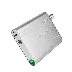 Denshine Silver LED Dental Head Light, Portable Head Lamp Headlight, Headlamp for Dental Surgical Medical Binocular Loupes