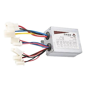 Bike Fender 350W/500W 12V/24V/36V/48V Electric Bicycle Brush Controller On for Electric DC Motor Scooter E-Bike Controller Box Parts Mud Guards (Color : 350W 36V)