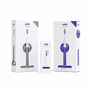 SmileDirectClub Smiles for 2 Bundle – 2 Electric Toothbrushes, 1 Replacement Brush Head