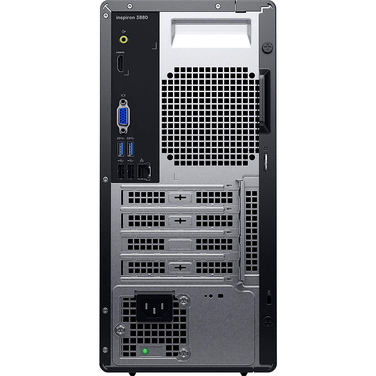 Dell 2021 Newest Inspiron 3000 Desktop Computer, Intel Quad-Core i3-10100 Processor Up to 4.3Ghz, 8GB DDR4 RAM, 1 TB HDD, Wi-Fi, SD Card Reader, HDMI, VGA, Win10 Home, Black